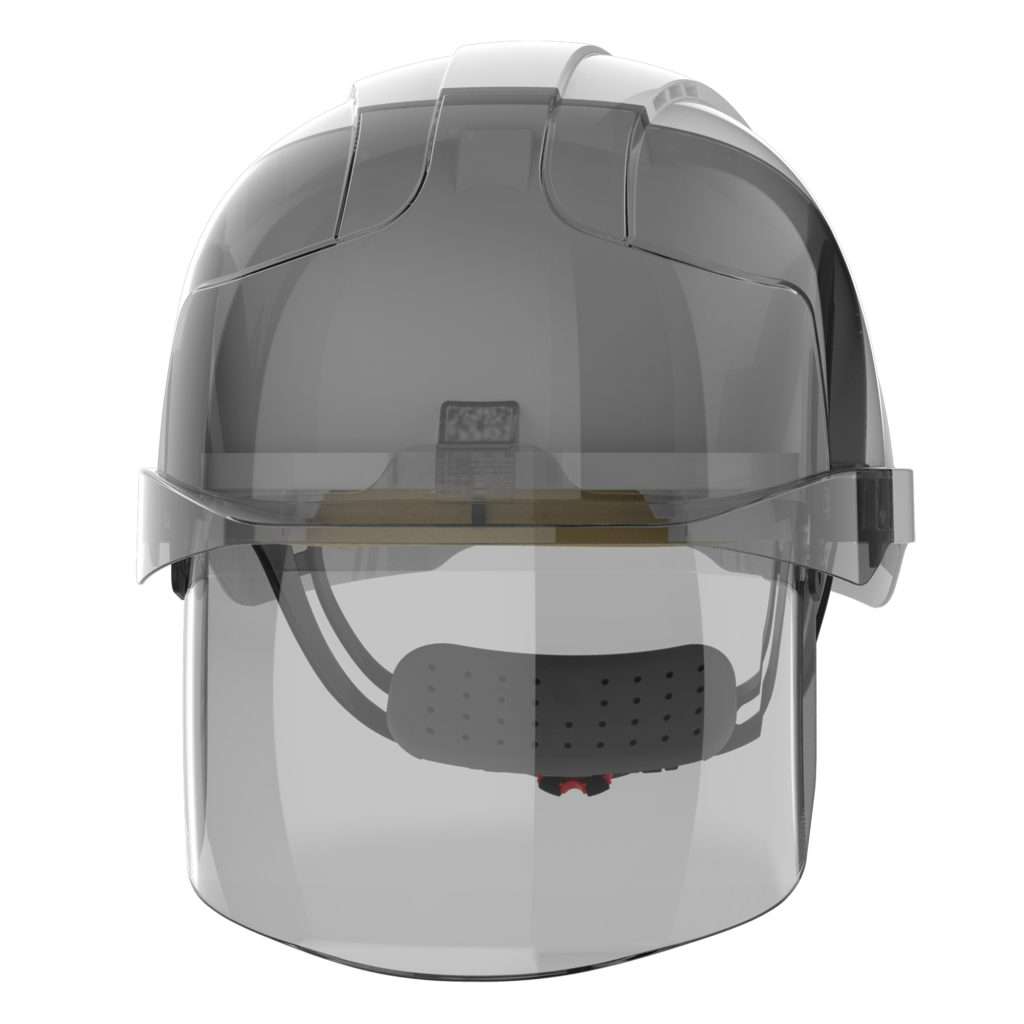 EVO VISTAshield Safety Helmet with Integrated Faceshield