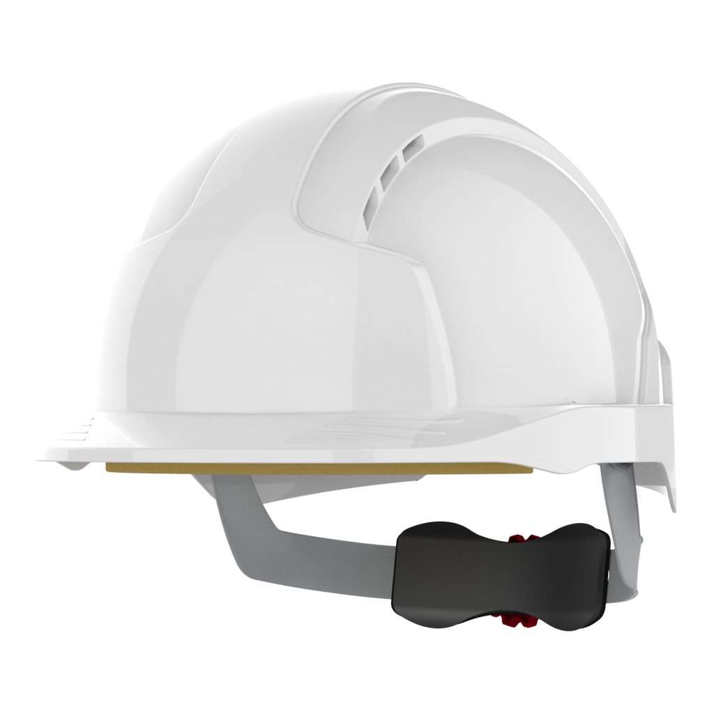 EVOLite Mid Peak Vented Safety Helmet with Wheel Ratchet