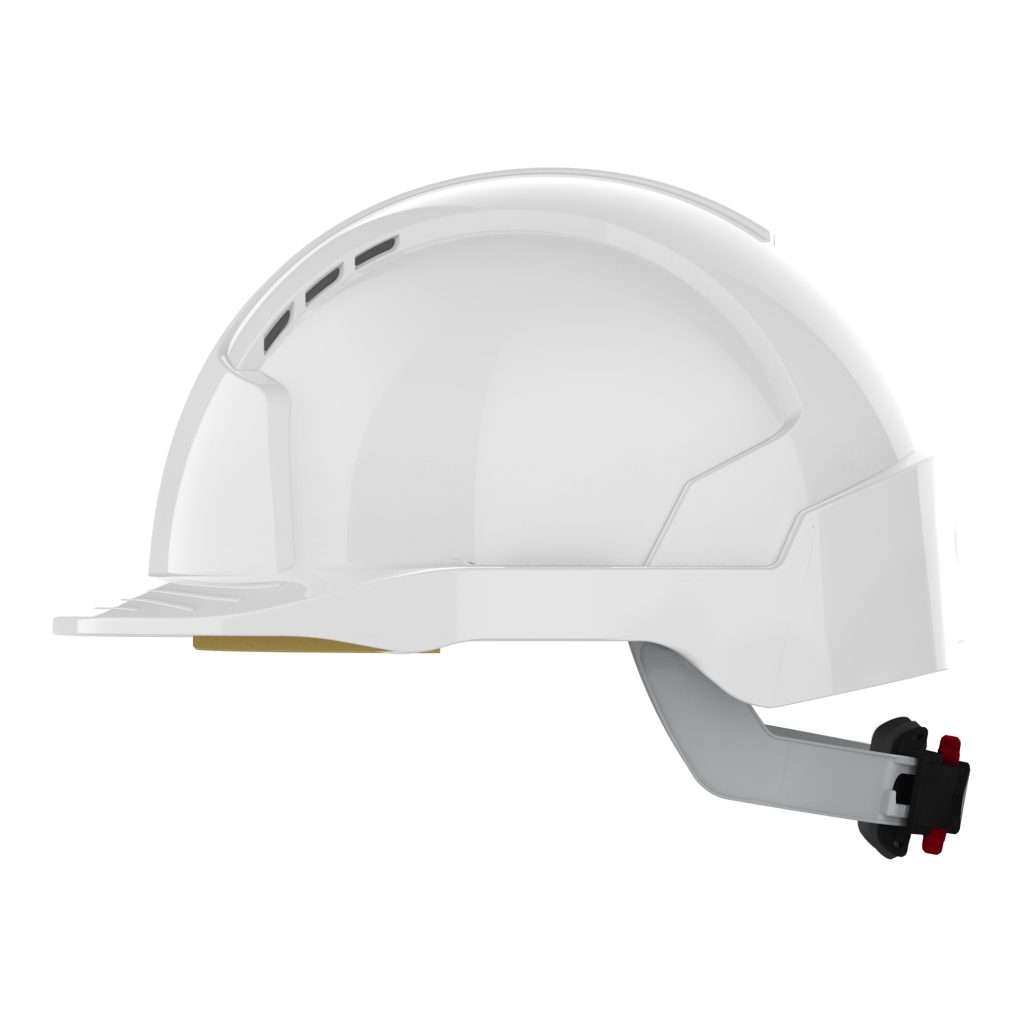 EVOLite Mid Peak Vented Safety Helmet with Wheel Ratchet